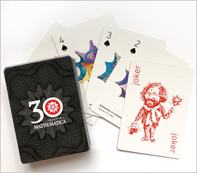 Mathematica 30th Anniversary Playing Cards